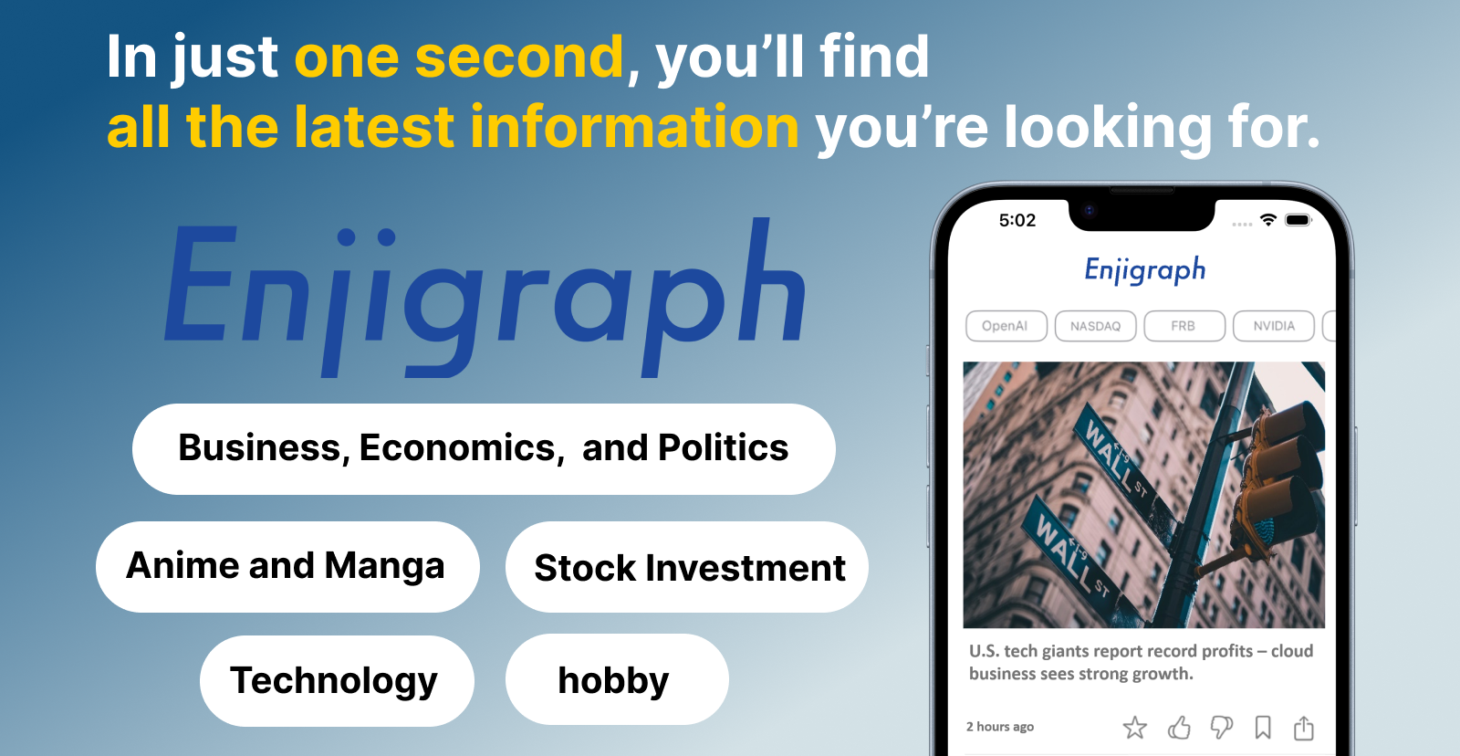 Enjigraph - An AI-powered information-gathering service